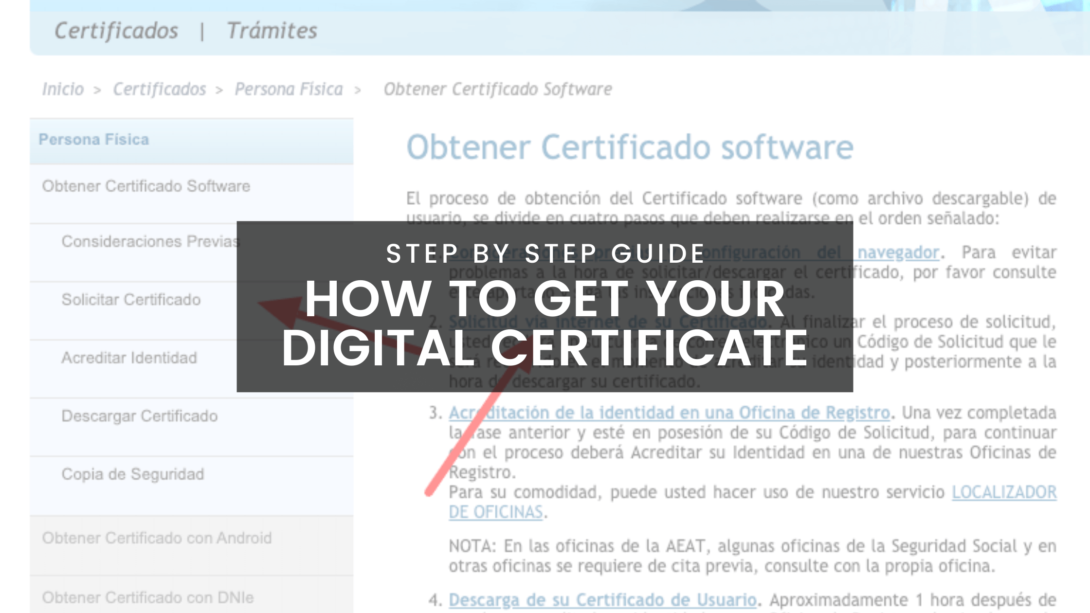 How To Get A Digital Certificate In Spain Step By Step 